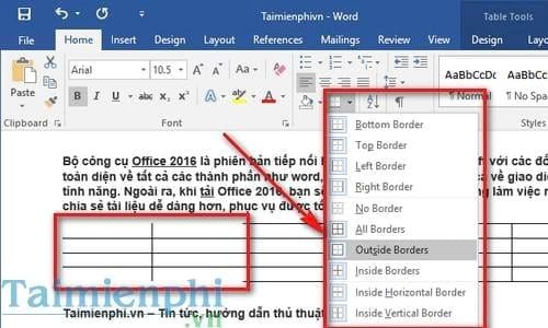 How to Remove Table Borders in Word