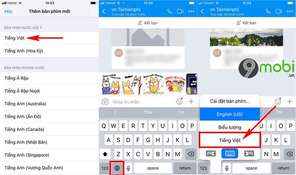 Zalo unable to type Vietnamese on Android, iPhone