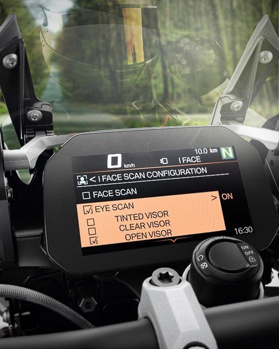 BMW Motorrad unveils iFace: First-ever facial and eye recognition ...