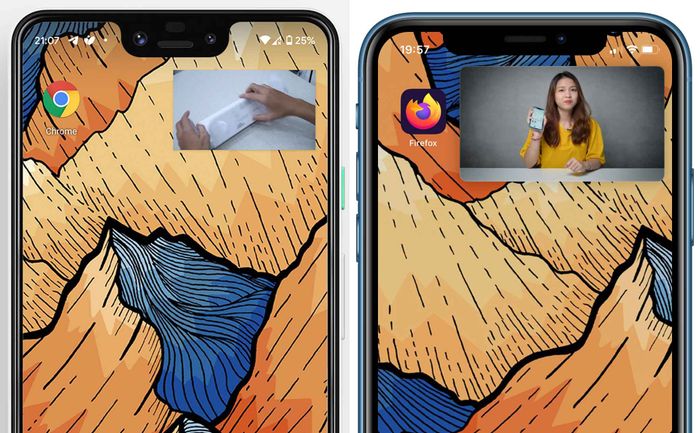 So sánh cách Picture-in-Picture hoạt động trên Android 11 và iOS 14