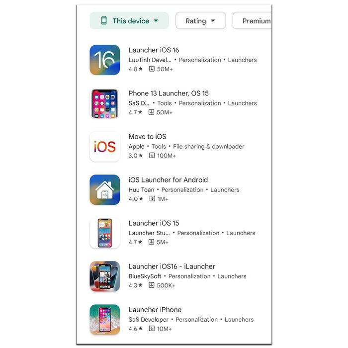 Một ứng dụng giả mạo giao diện iOS cho Android vượt qua 50 triệu lượt tải nhờ iOS 16