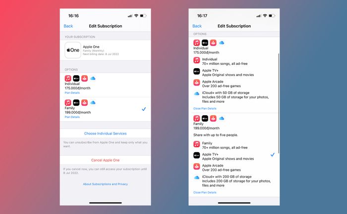 Cuộc đối đầu: Google One và Apple One - Những điểm tương đồng và khác biệt