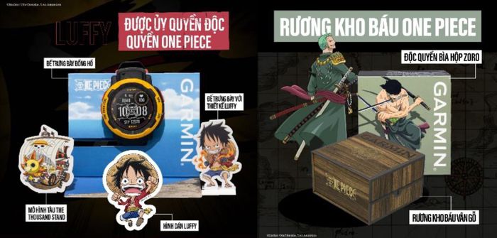 Garmin giới thiệu đồng hồ thông minh mới, lấy cảm hứng từ ONE PIECE ...
