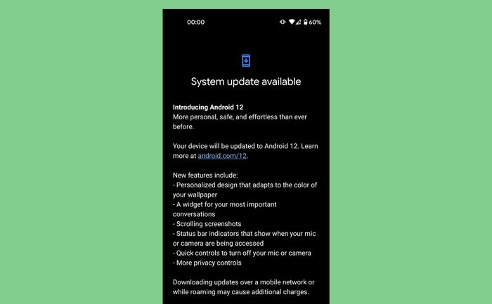 Android 12 Chính Thức Ra Mắt