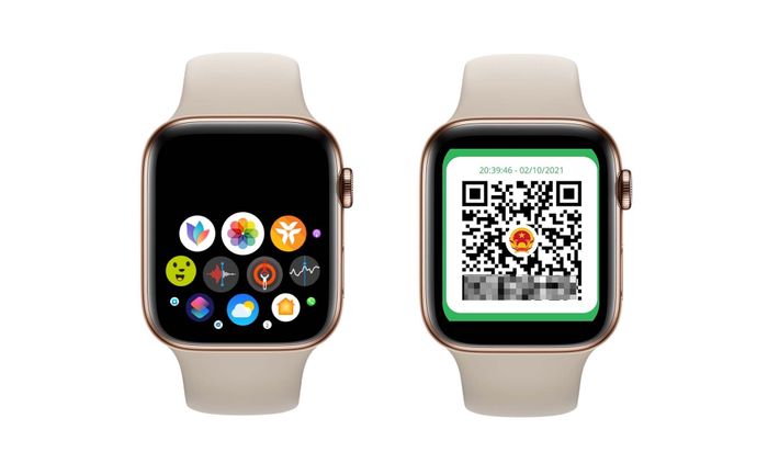 Hướng dẫn cách chuyển mã QR từ PC-COVID lên Apple Watch để thông báo mà ...