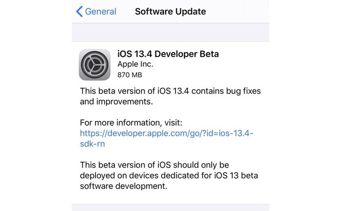 iOS 13.4 beta: Cập nhật đáng chú ý | Bởi Mikeknowsme