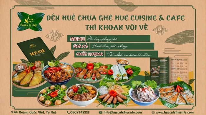 Top 8 Best Cafes and Restaurants in Hue - Mytour.vn