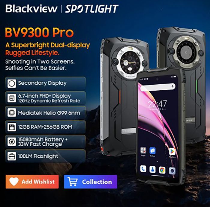 Blackview BV9300 Pro Unveiled: Rugged Design, Dual Screens, 15080 mAh ...