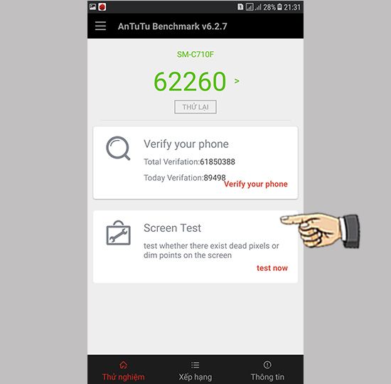 Touch Points on Samsung Galaxy J7 Plus - Mytour