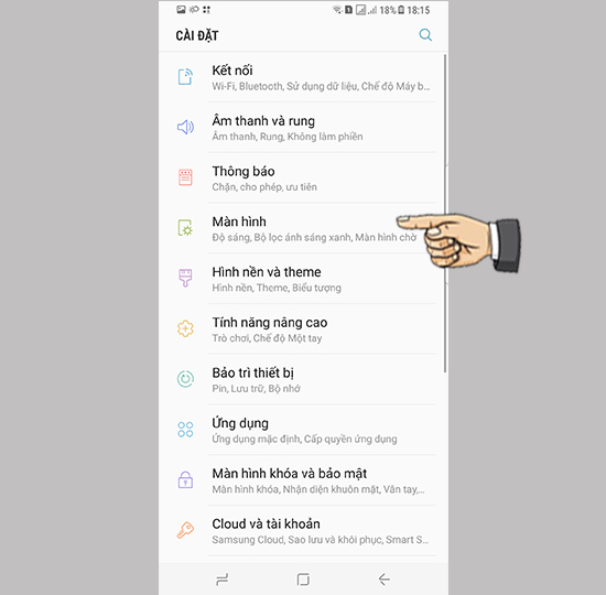 Configuring Navigation Keys on Samsung Galaxy S8 Plus - Mytour
