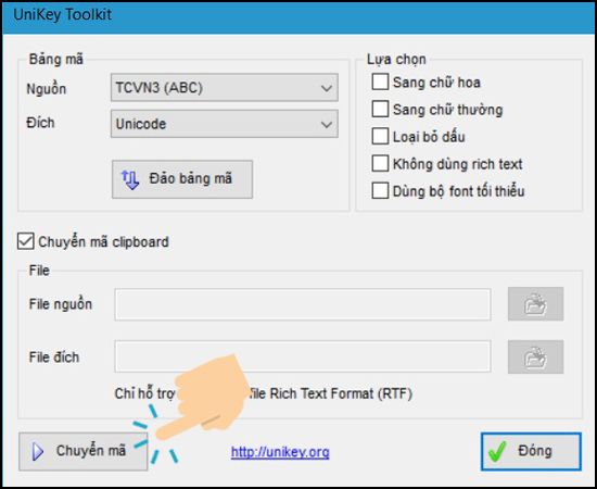 8 steps to change font style using Unikey - Mytour
