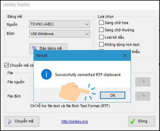 8 steps to change font style using Unikey - Mytour