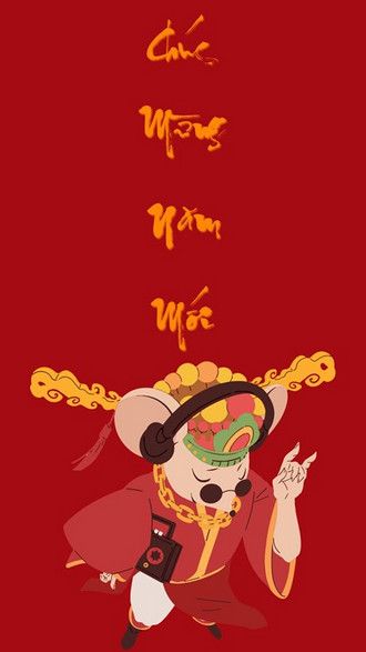 2020 Tet wallpapers for iPhone, Android, Year of the Metal Rat