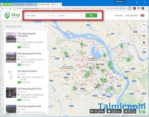 Guide to Using Coc Coc Map on Computer and Laptop