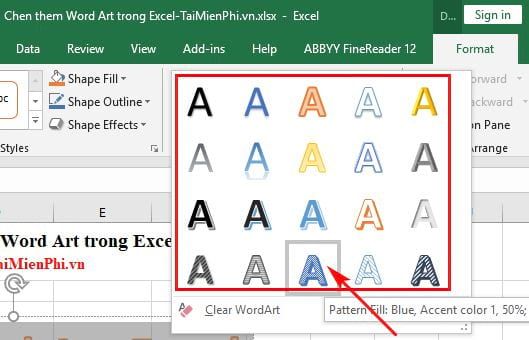 How to Enhance Your Excel 2016 with Word Art