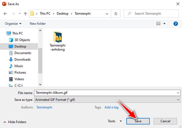 How to Create Animated Images, GIFs with PowerPoint on Computer