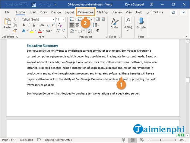 How to Create Footnotes in Word 365: Adding Endnotes