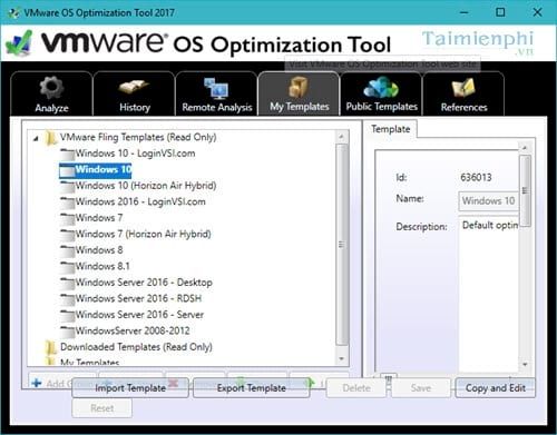 Optimize Windows 10 with VMware OS Optimization Tool for enhanced performance.