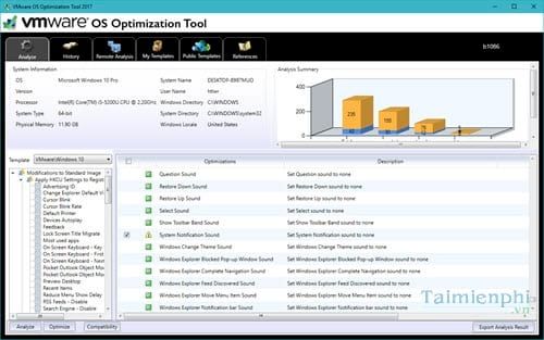Optimize Windows 10 with VMware OS Optimization Tool for enhanced performance.