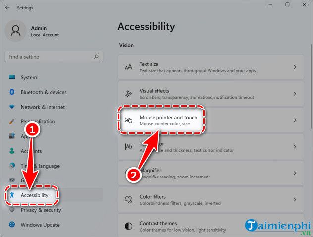 Changing Mouse Pointer Icon on Windows 11