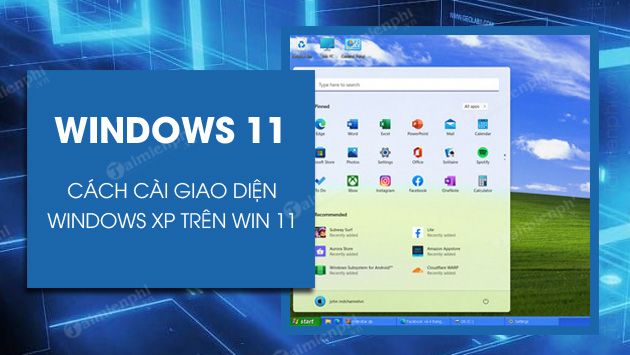 Simple guide to installing Windows XP interface on Windows 11