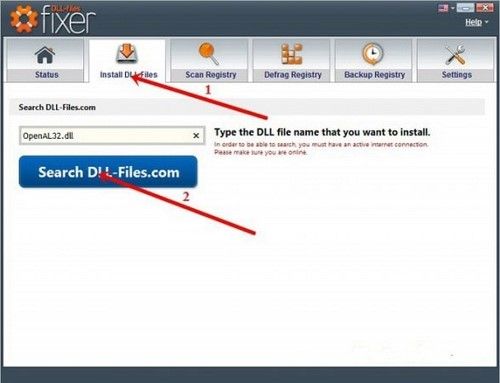 Fix DLL file errors using DLL-files Fixer for your computer or laptop