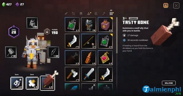 Explore the Arsenal of Minecraft Dungeons: Axes, Daggers, and Gauntlets