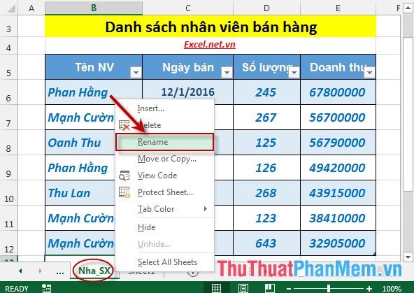 How to Rename, Copy, and Move Worksheets in Excel
