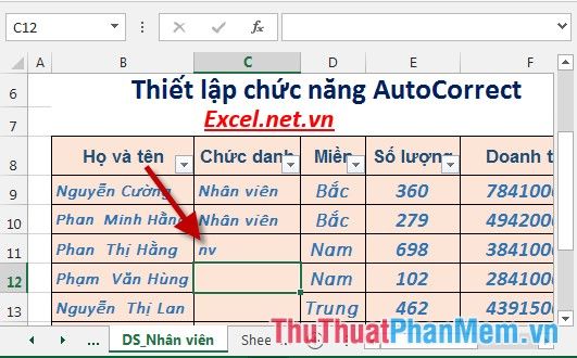 Setting Up AutoCorrect Functionality in Excel