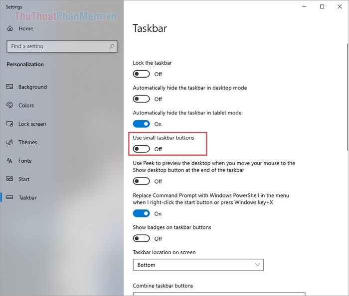 How to Minimize the Taskbar on Win 10