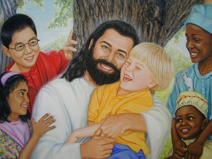 Images of Jesus and Children in their Finest Moments