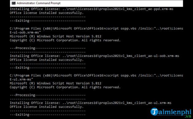 Cách Kích Hoạt Office 2021 Bằng CMD, Volume License, Key Bản Quyền