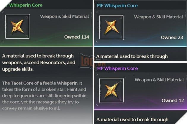 Wuthering Waves: Dàn Nguyên Liệu Thăng Cấp Mới Nhất Cho Yinlin