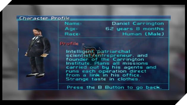 Những Điều Thú Vị Về Daniel Carrington Trong Perfect Dark