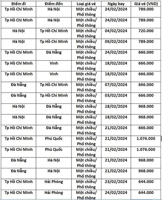 Vietnam Airlines offers unbeatable deals on Tết tickets at incredibly ...