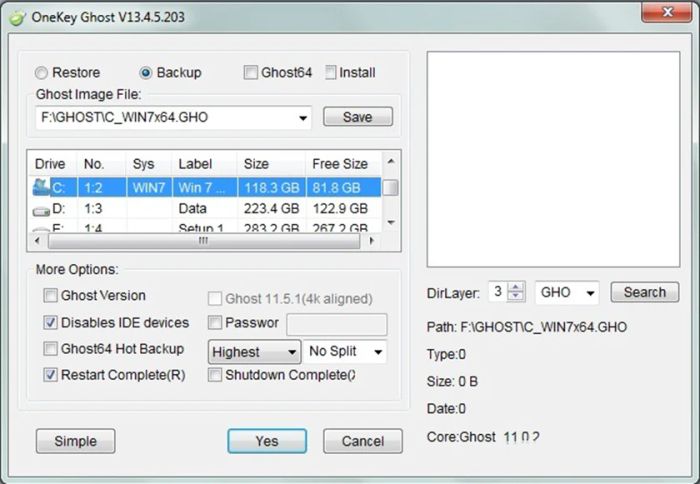 Hướng dẫn chi tiết cách ghost win 10, win 7 sử dụng USB và phần mềm Onekey