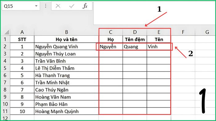 Flash Fill trong Excel là gì? Hướng dẫn chi tiết cách dùng Flash Fill ...