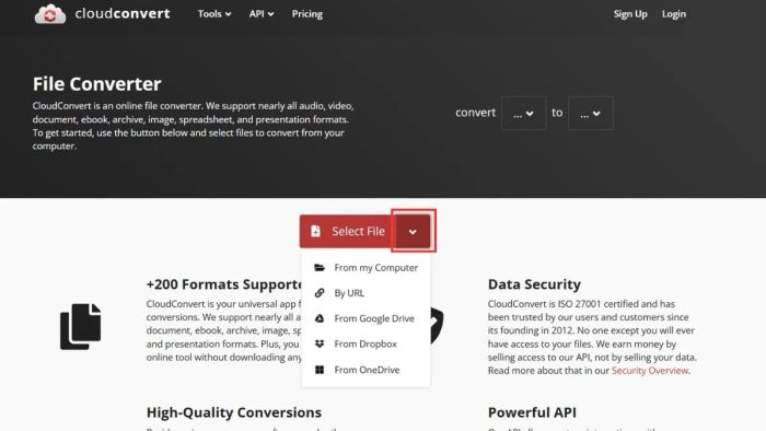 Hướng dẫn sử dụng CloudConvert để đổi định dạng file một cách dễ dàng