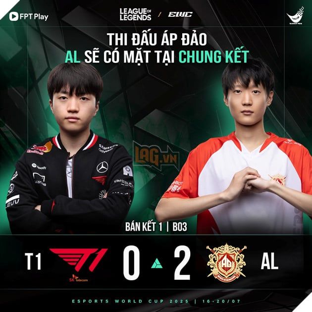 Esports World Cup 2025: AG.AL Báo Thù Thắng Lợi Trước Đối Thủ T1, Giành Vé Vào Trận Chung Kết ...