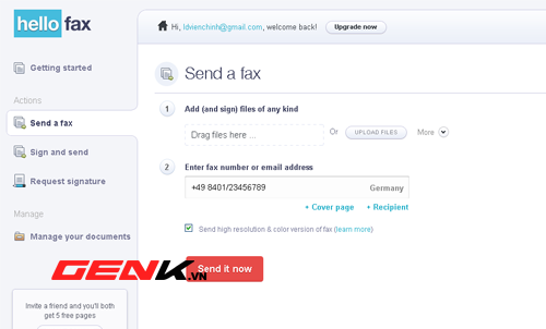 Hellofax - Kết thúc của máy Fax truyền thống