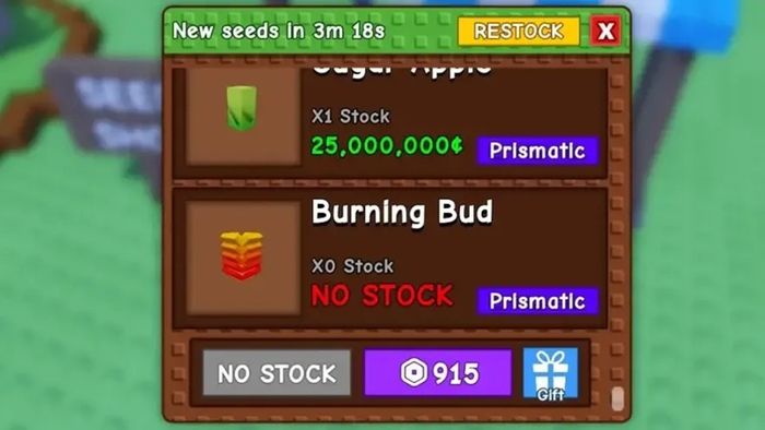 Burning Bud - Bí quyết đơn giản để làm chủ khu vườn trong Grow a Garden