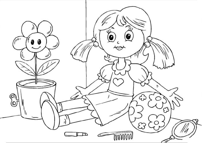 Coloring Paintings for 5-Year-Olds