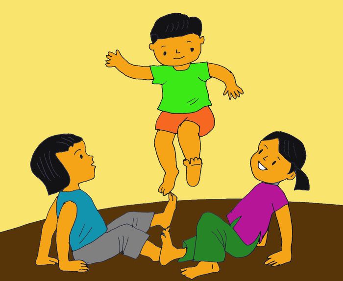 50+ Beautiful Illustrations of Traditional Folk Games