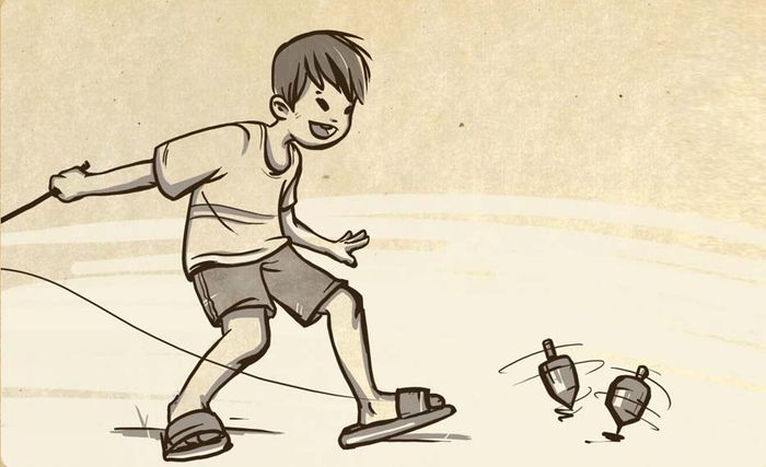 50+ Beautiful Illustrations of Traditional Folk Games