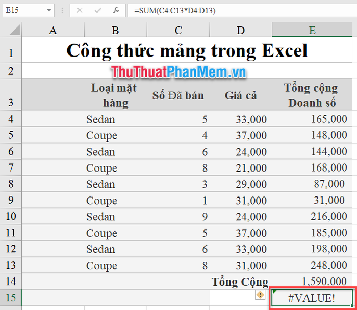 Understanding Excel Array Formulas - Guide and Examples