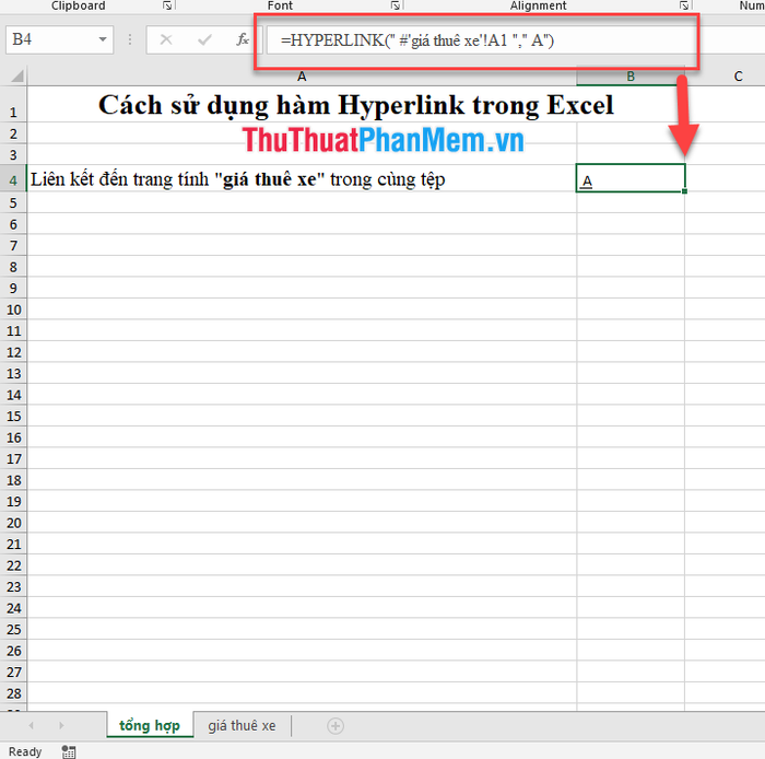 Using the Hyperlink Function in Excel