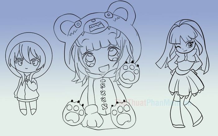 Explore the cutest anime chibi paintings ever!