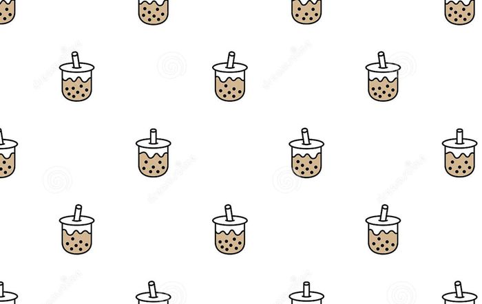 Adorable Bubble Tea Wallpaper