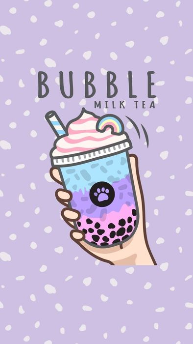 Adorable Bubble Tea Wallpaper