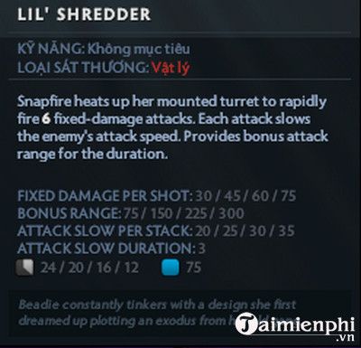 What makes Snapfire Dota 2's new hero skills unique?